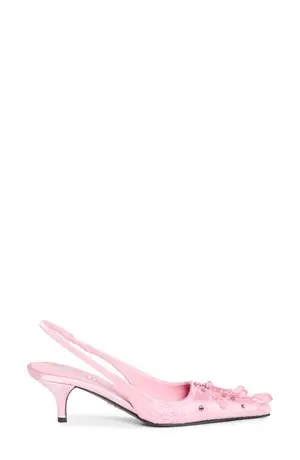 Prada Jewel Runway Slingback Pump