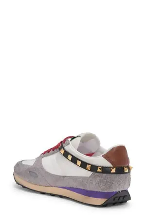 Valentino Garavani Stud Up Butterfly Sneaker - White Multi