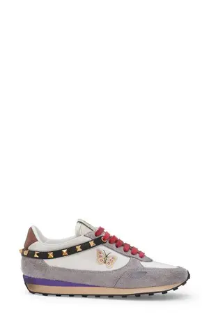 Valentino Garavani Stud Up Butterfly Sneaker - White Multi