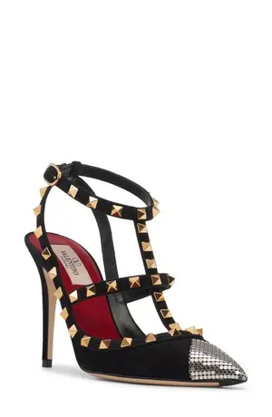 Valentino Garavani Rockstud T-strap Pump