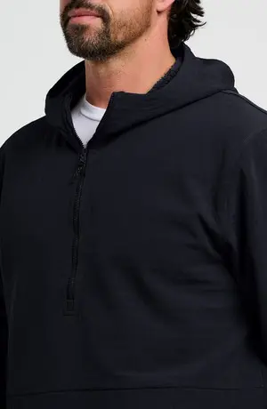 FREE FLY Stretch Fleece Anorak - Black