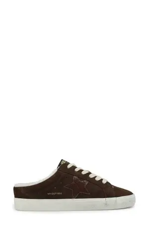Vintage Havana Faux Shearling Lined Mule Sneaker