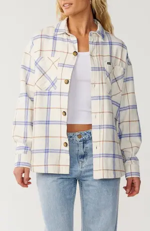Rip Curl Venture Flannel Shirt Bone