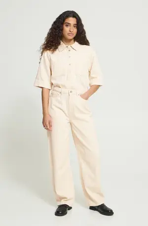 ICHI Hezallo Wide Leg Balloon Jeans