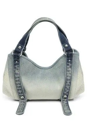 DIESEL® D-one Small Denim Top Handle Bag