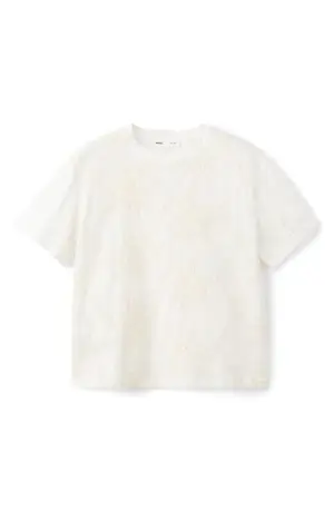 Mango Floral Embroidered Cotton T-shirt