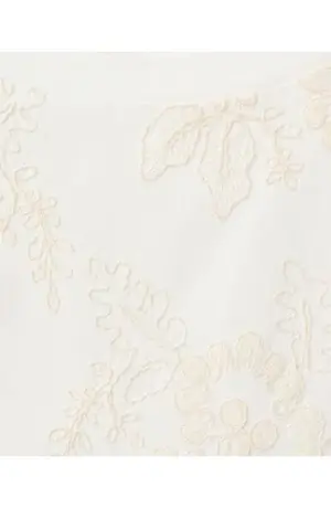 Mango Floral Embroidered Cotton T-shirt