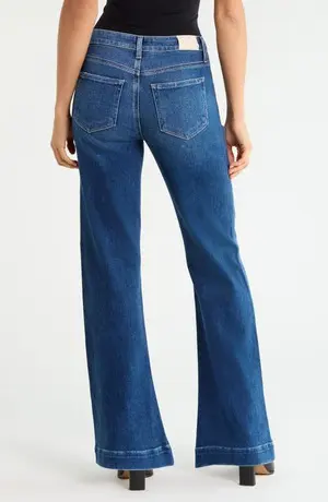 Paige Leenah High Waist Wide Leg Jeans