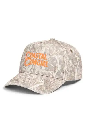 FRIDAY FEELIN’ Coastal Cowgirl Camouflage Cotton Twill Baseball Cap - Camo