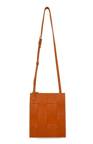 Écotorie Polly Woven Leather Crossbody Bag