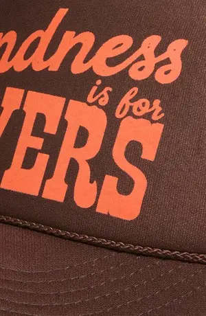 FRIDAY FEELIN’ Kindness Is For Lovers Trucker Hat