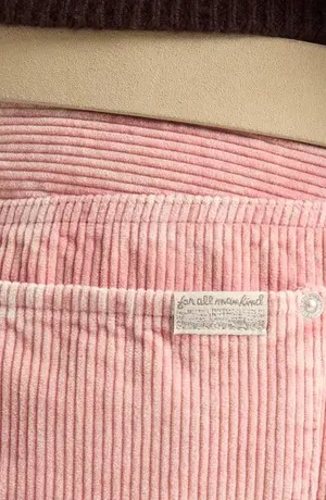 7 For All Mankind Cherry Corduroy Miniskirt
