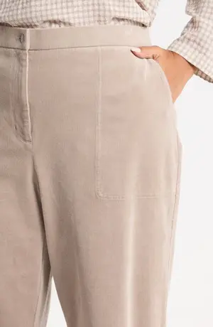 Eileen Fisher Straight Leg Corduroy Pants
