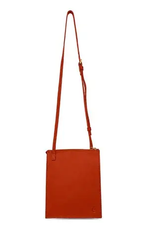 Écotorie Polly Leather Crossbody Bag - Rust
