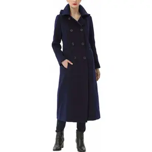 KIMI + KAI Laila Hooded Wool Coat
