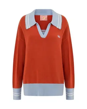 SMWR. BY THE SOMEWHERE CO Moon Court Knit Polo