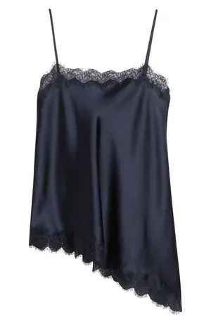 DAMSON MADDER Tansy Satin And Lace Cami