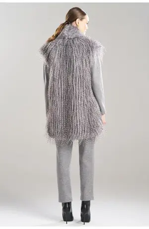 Natori Ostrich Plume Vest