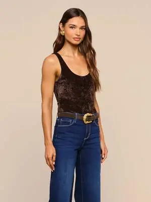 L'Agence Kalea Velvet Bodysuit