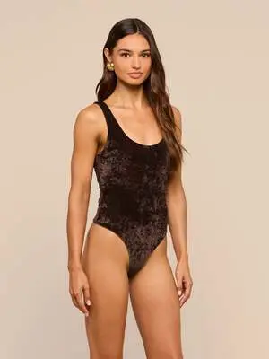L'Agence Kalea Velvet Bodysuit