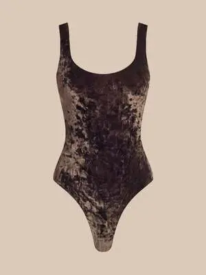 L'Agence Kalea Velvet Bodysuit