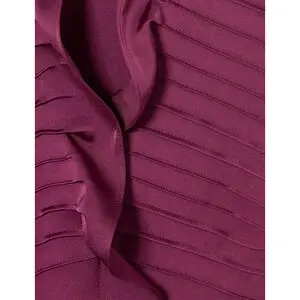 Claudie Pierlot Sleeveless Ruffled Satin Mini Dress