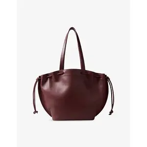 Claudie Pierlot Branded Oversized Leather Tote Bag
