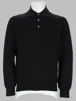 Brunello Cucinelli Polo In Maglia Di Cotone