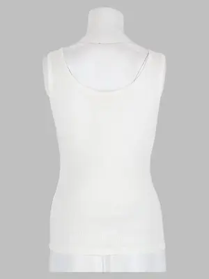 Chloé Ribbed Logo Tank Top