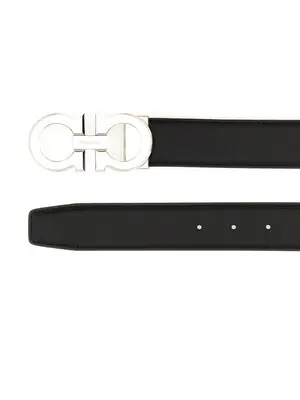 FERRAGAMO Cintura "gancini" In Pelle