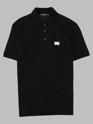 Dolce & Gabbana Polo Con Patch Logo
