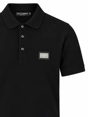 Dolce & Gabbana Polo Con Patch Logo