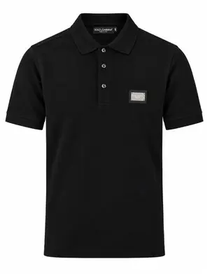 Dolce & Gabbana Polo Con Patch Logo