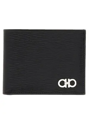 FERRAGAMO Portafoglio "gancini - Black