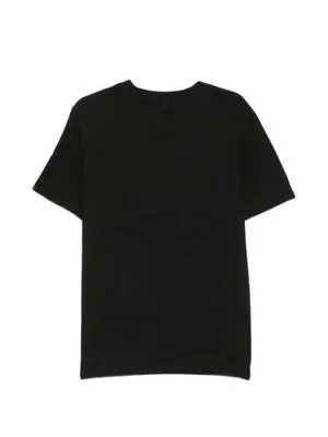 ENTIRE STUDIOS Short-sleeve T-shirt, Round Neck, Model Wears 100% Cotton - Nero