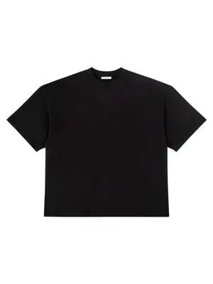 ENTIRE STUDIOS Round-neck Short-sleeve Cotton T-shirt - Nero