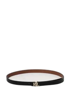 Ralph Lauren Reversible Hammered Leather Belt 2cm Height