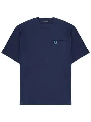 Fred Perry Classic 100% Cotton T-shirt For - Blue