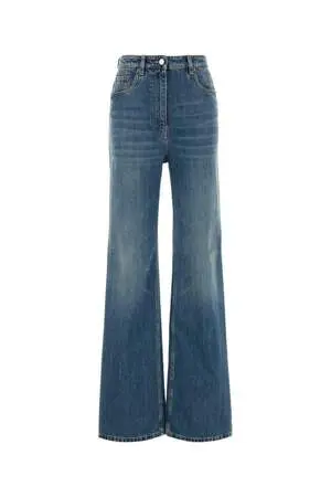 Prada High-waist Wide-leg Jeans - Blue