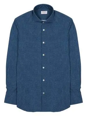 ARCHIVIUM BE UPDATED Updated Mini Shirt In Soft Fabric - Blue
