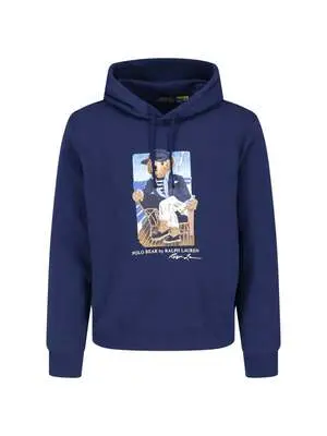 Ralph Lauren Crew Neck Graphic Pullover - Navy