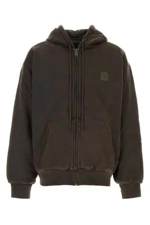 Carhartt Work In Progress Hooded Cotton Vista Jacket - Brown