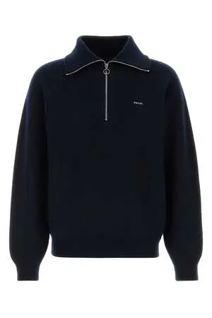 Prada Wool-cashmere Polo Shirt