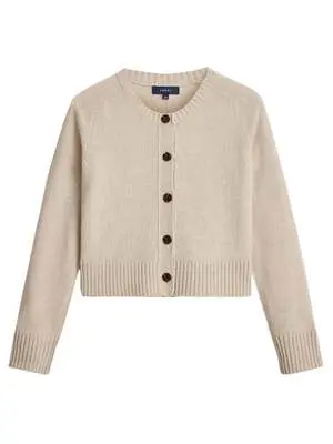 Soeur Crew Neck 100% Virgin Wool Cardigan