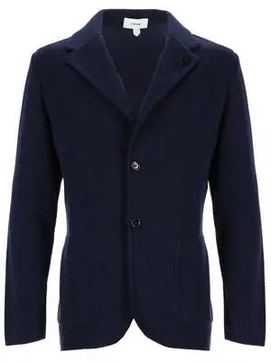 LARDINI Knit Blazer - Blue