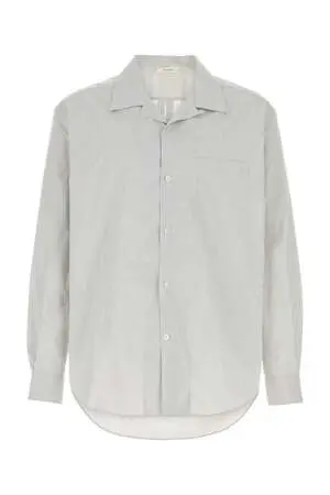 THE ROW Embroidered Stretch Poplin Shirt For