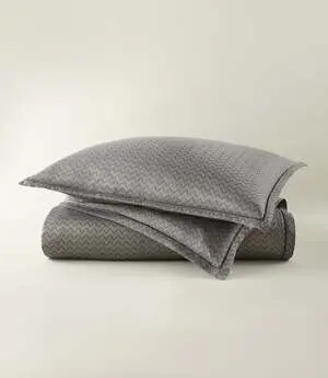 PEACOCK ALLEY Savoy Jacquard Duvet Set Navy