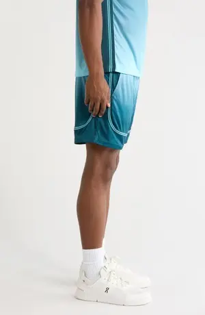 OVERTIME Ombré Mesh Shorts
