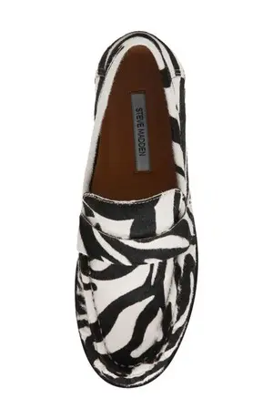 Steve Madden Ronie Genuine Calf Hair Loafer