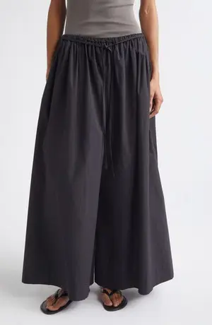 ST. AGNI Cotton Hybrid Wide Leg Pants